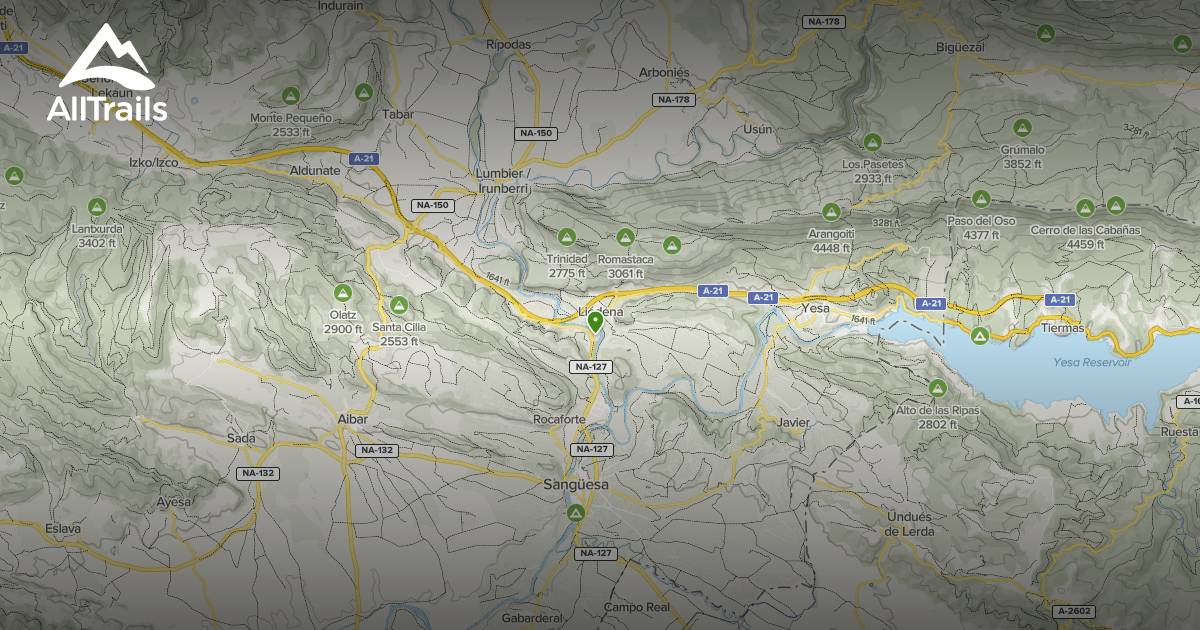 Best views trails in Liédena | AllTrails