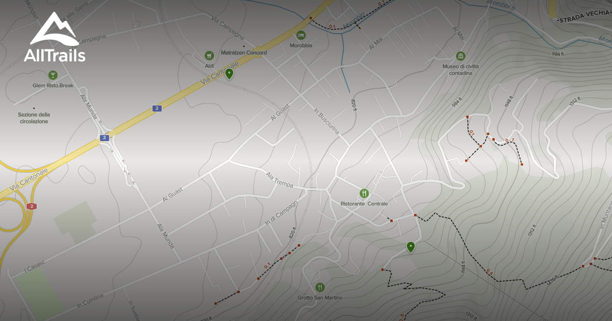 Best hikes and trails in Camorino | AllTrails