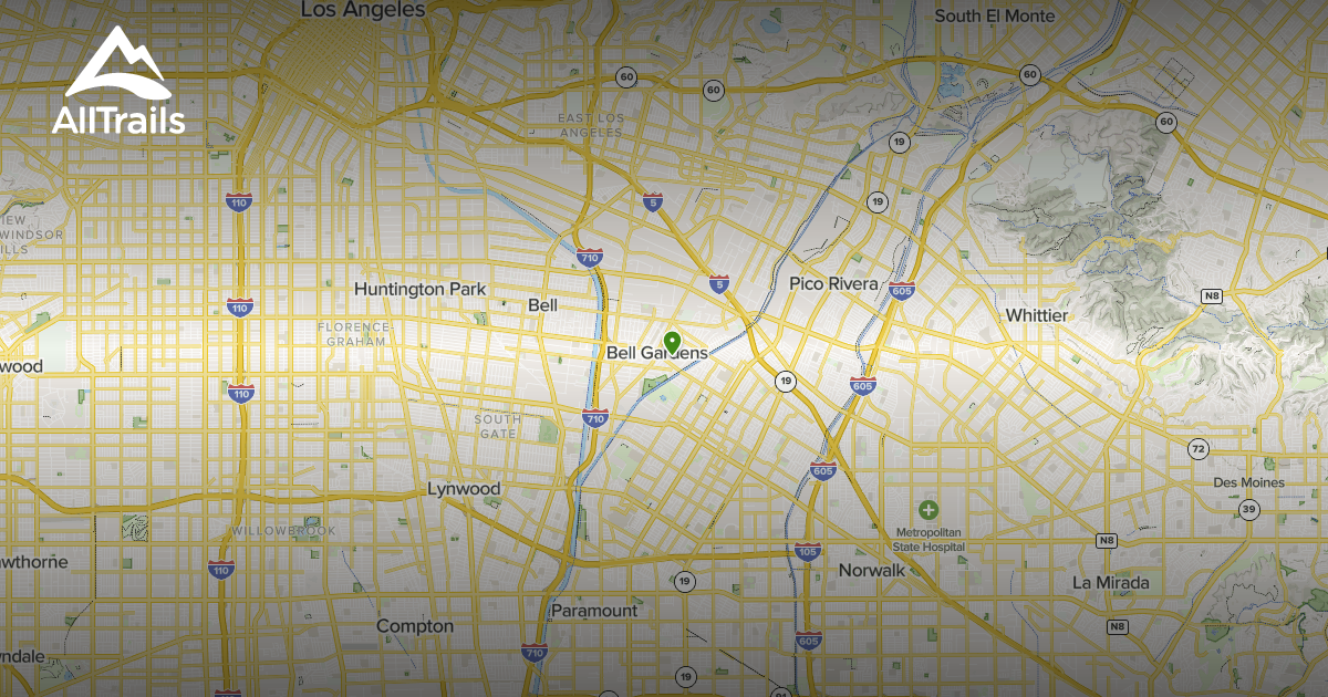 Bell Gardens California Map John Anson Ford Park Bell Gardens,