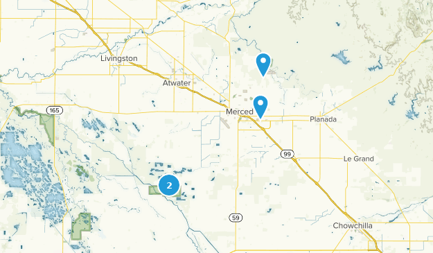 Map Of Merced California