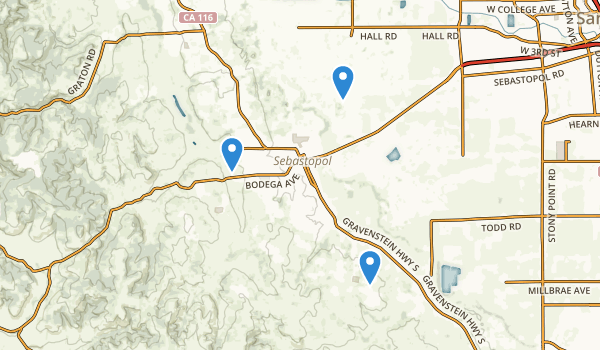 Sebastopol California Map