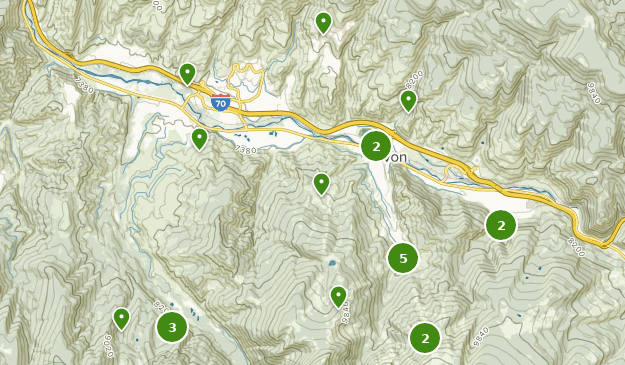 Mapa De Avon Colorado
