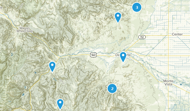 Del Norte Colorado Map Colorado - 8/5/80 To 10/8/80 - (3)