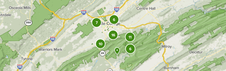 Best 10 Trails and Hikes in State College | AllTrails