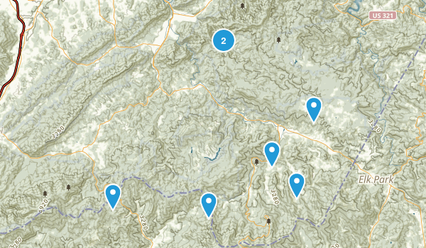 Tennessee Mountain Map Area Tennessee Map