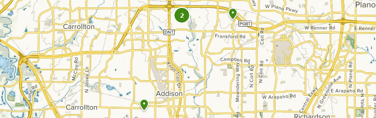 Addison Texas Zip Code Map - Map