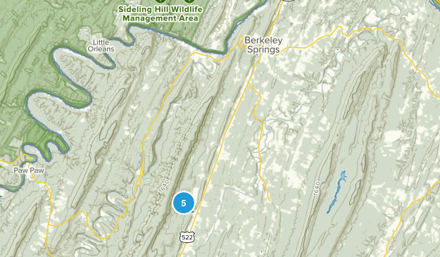 Berkeley Springs, West Virginia Map With Satellite View – GIAU