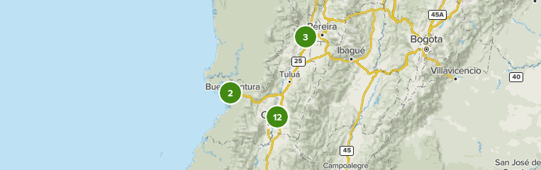Rio Cauca Map