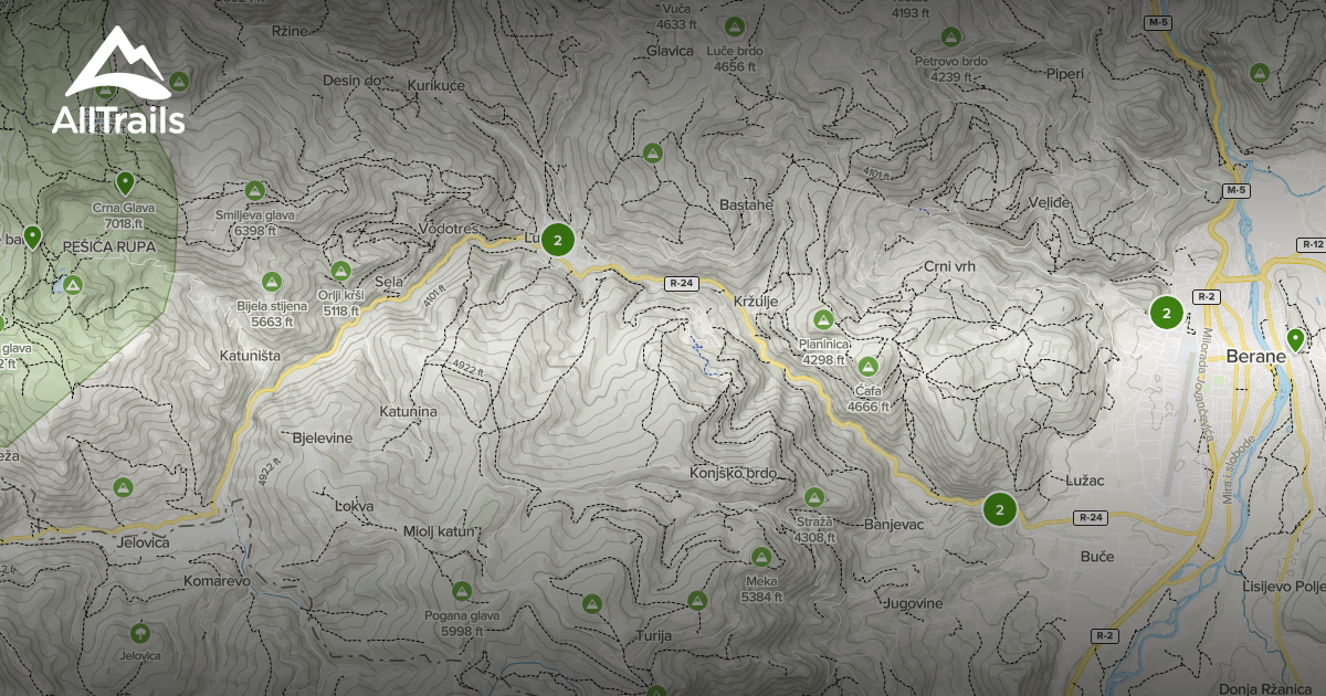 Best forest trails in Berane | AllTrails