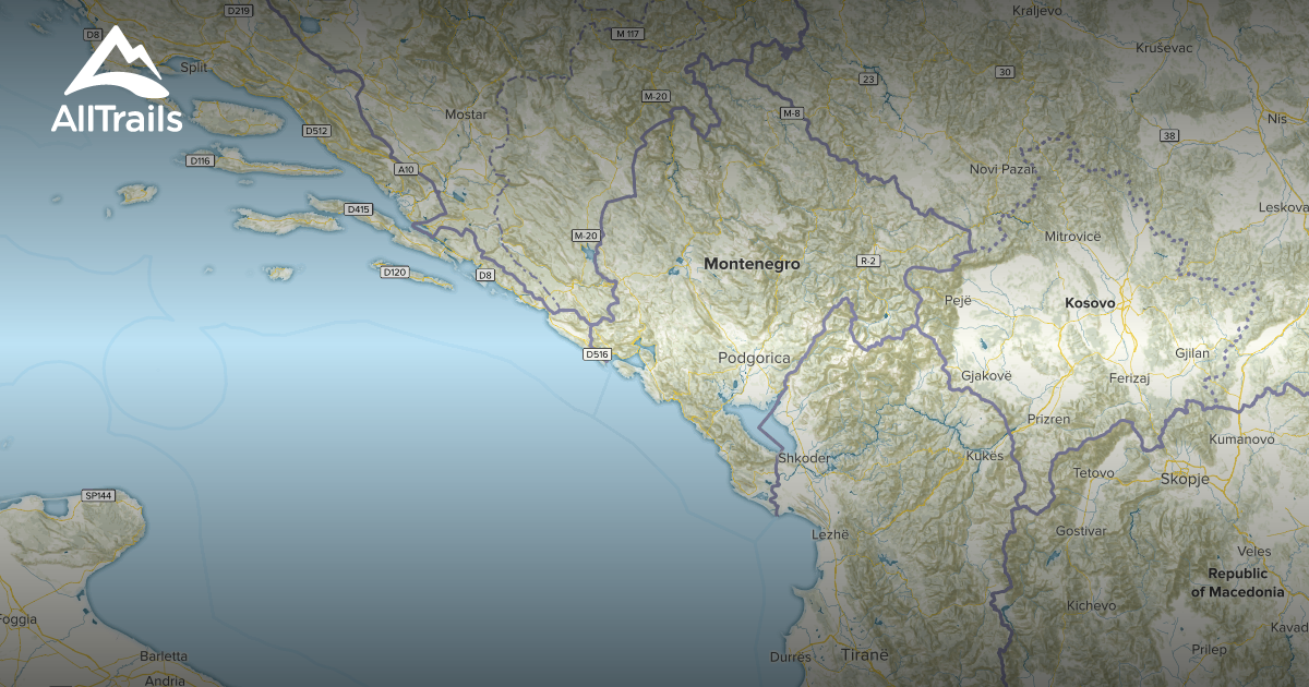 Best moderate trails in Kotor | AllTrails