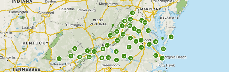 Best trails in Virginia | AllTrails
