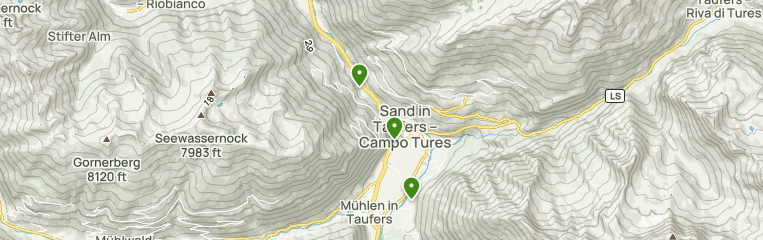 Las mejores rutas cerca de Pojener Wasserfall - Cascata del Rio Poia en ...